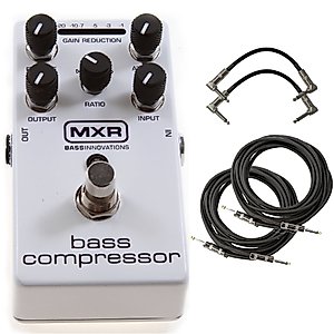 MXR M87 Bass Compressor Pedal w/ 4 Cables