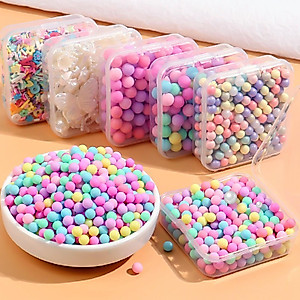 SanerDirect 32 Grids Diamond Painting Drill Storage Containers, Diamond Organizer Case Embroidery Beads Storage Box with Label