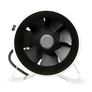 6" Inline Jetfan with Speed Control, 350 CFM.