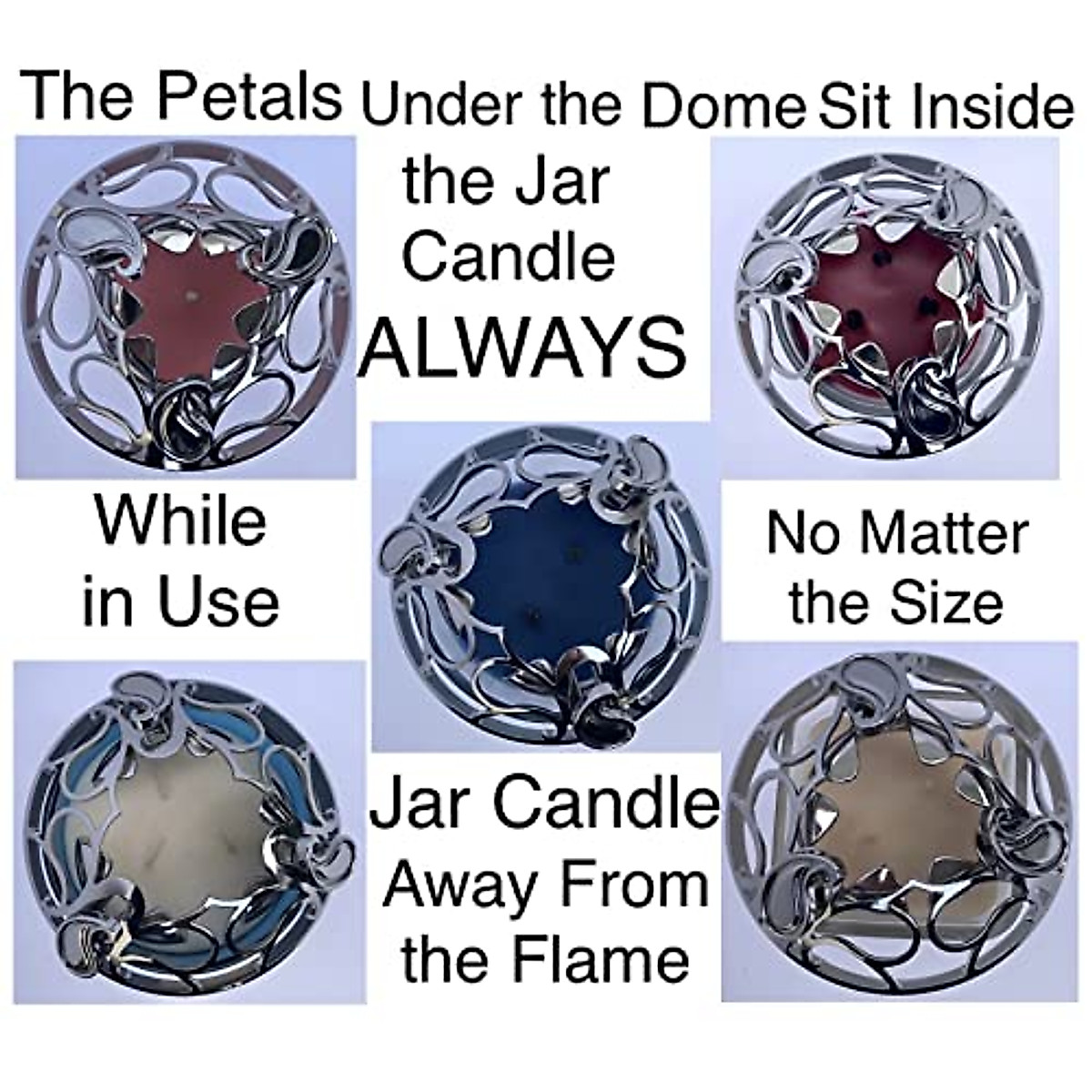 Peek Product Designs Adjustable Candle Topper for Jar Candles - Paisley - Candle Cover Shade Sleeves Candle Lid