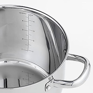 IKEA Thick Base/Aluminium/Stainless Steel Pot with lid,5L_Sold by Bunnings Home