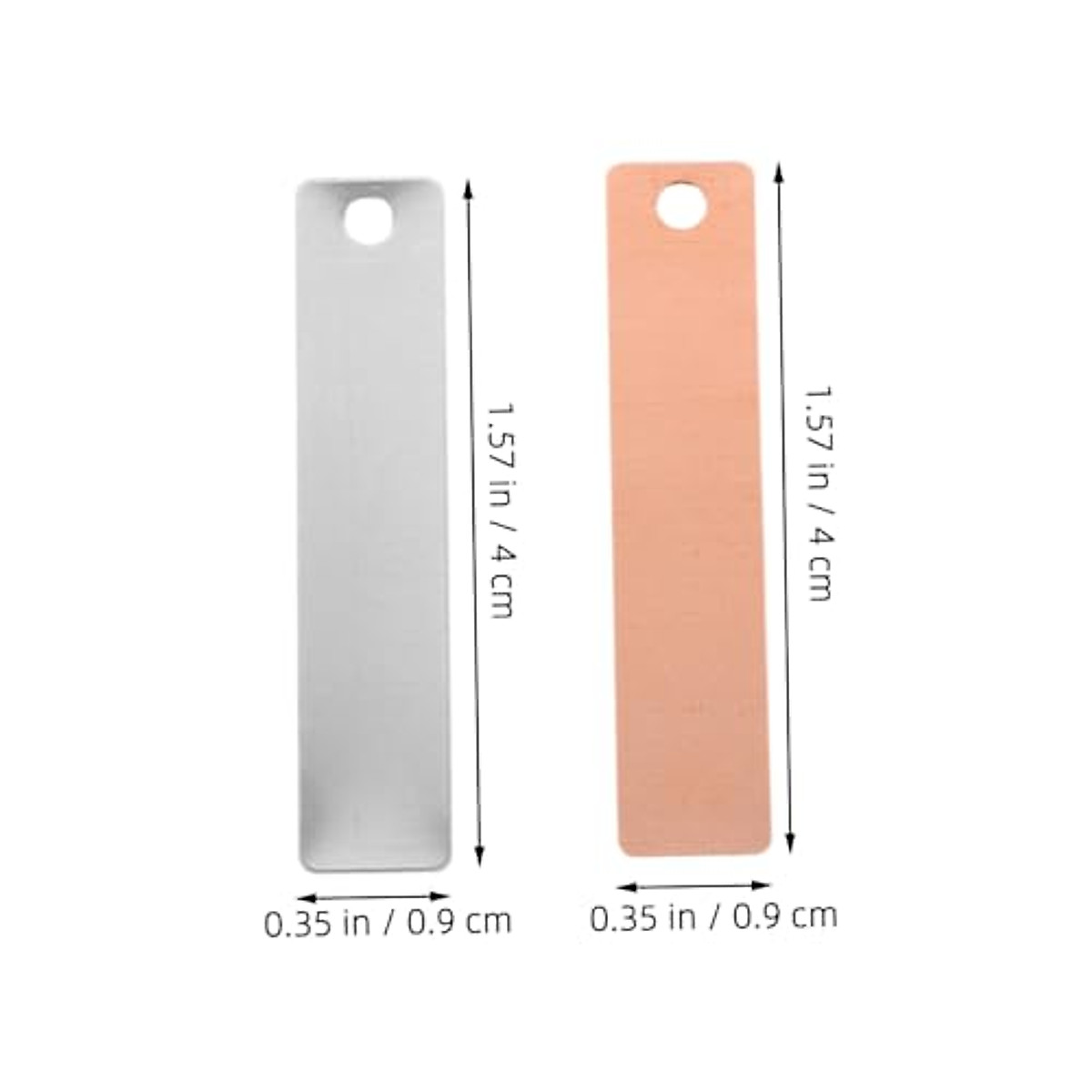 8 Pairs Battery Electrode Sheet Batteries Zinc Electrode Strip Zinc Plates Battery Experiment Materials Anode for Zinc Electroplating Zinc Anode DIY Fruit Battery Materials Copper HOOTNEE