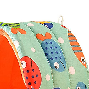 Guinea Pig Nest Cartoon Pattern Pet Hideout Warm Small Animal Hamster Squirrel Bed House Cage Valentine's Day/Mother's Day/Christmas/Birthday Gifts - Pink Fox L