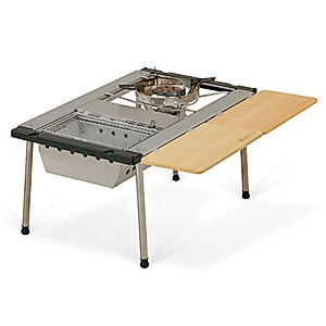 Snow Peak Iron Half Slide Top Grill Table