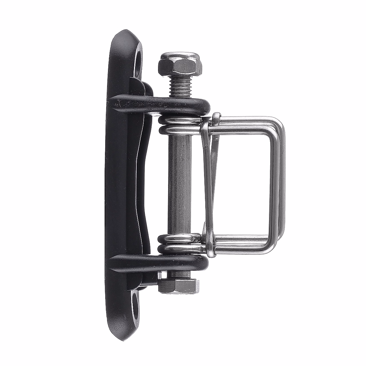 QMARK 2 Pack Electric Fence Corner Insulator, End Insulator with Buckles for Polytape up to 1.7 Inch (45 mm), Wood Post Tape Connector (2 Buckles)