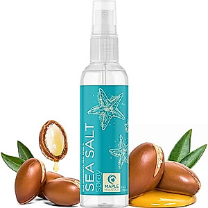 Volumizing Sea Salt Spray for Hair - Texturizing Beach Waves Spray & Hair Mist Curl Activator - Non Sticky Styling Beach Hair Spray for Men and Women with Nourishing Sea Kelp Extract and Argan Oil 8oz