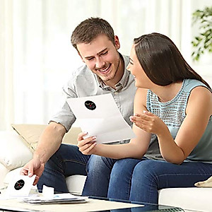 Stickers Roll Black Thank You Golden Font 1.5" Round Stickers Labels Stamp Classy Retro for Business 1 Roll 500