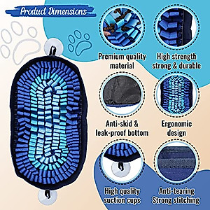 VIITZ Dog Snuffle mat (Blue Main)