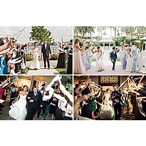 50PCS Ribbon Wands with Triple Ribbon and Silver Bell Party Wand Party Favors Streamers Ribbon Sticks Magic Fairy Wands for Wedding Decors