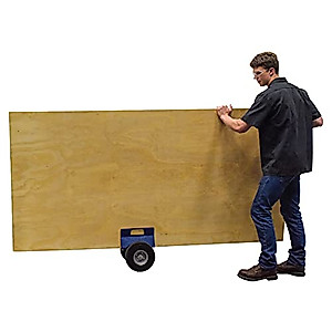 Vestil PLDL-HD-4 Steel Plate and Slab Dolly with Foam Wheels, 500 lbs Load Capacity, 14-1/4" Height, 12" Length x 13-5/8" Width