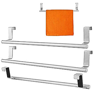 Convenience Save Space Over Door Towel Rack, Simple Cabinet Hanging Holder, Practical for Kitchen Hotel