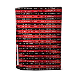 Head Case Designs Officially Licensed AC Milan Sempre Milan 1899 Art Matte Vinyl Faceplate Sticker Gaming Skin Decal Compatible with Sony Playstation 5 PS5 Disc Edition Console & DualSense Controller