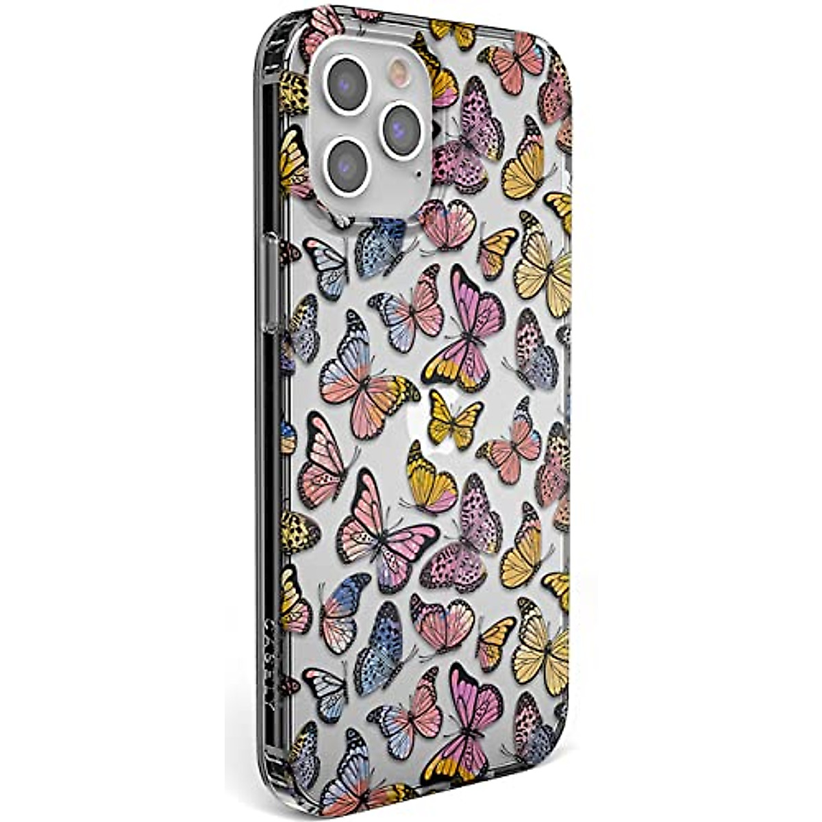 Casely iPhone 13 Pro Max Case | Free Spirit | Rainbow Butterfly Case Design Compatible Only with iPhone 13 Pro Max (Classic Collection)