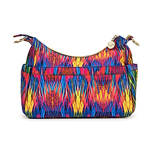 JuJuBe Wonder Woman 1984 Hobobe Bag | Boho Chic Style Diaper Bag, Travel-Friendly Everyday Shoulder Bag with Internal Organization