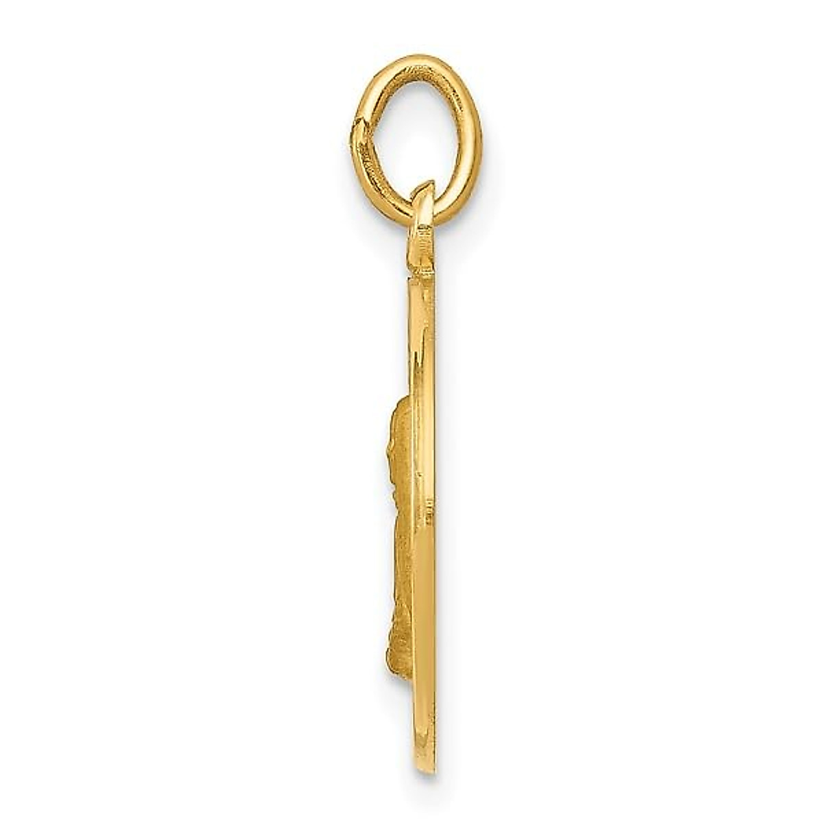 IceCarats 14K Yellow Gold Mother Cabrini Medal Necklace Charm Pendant Only