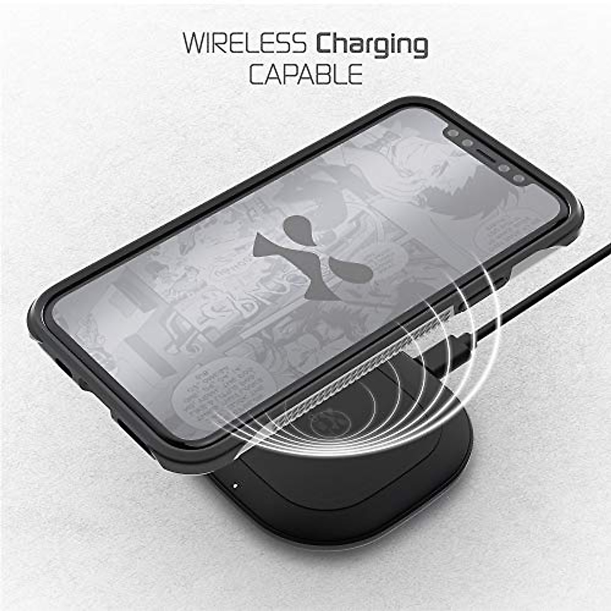 Ghostek EXEC iPhone 11 Wallet Case Credit Card Holder Works with Magnetic Car Mounts Easily Detachable for Wireless Charging Compatible Phone Cover Designed for 2019 Apple iPhone 11 (6.1 Inch) (Black)