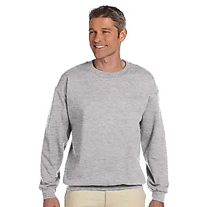Hanes Men's Ultimate Cotton Heavyweight, Light Steel, X-Large