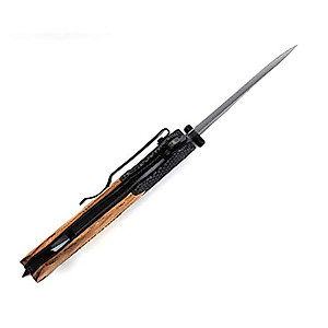 Krezy Case Customized Knife For Father, Pocket Knife Gift, Personalized Stainless Steel Carbon Fiber With Engraved Wooden Box, Engraved Pocket Knife