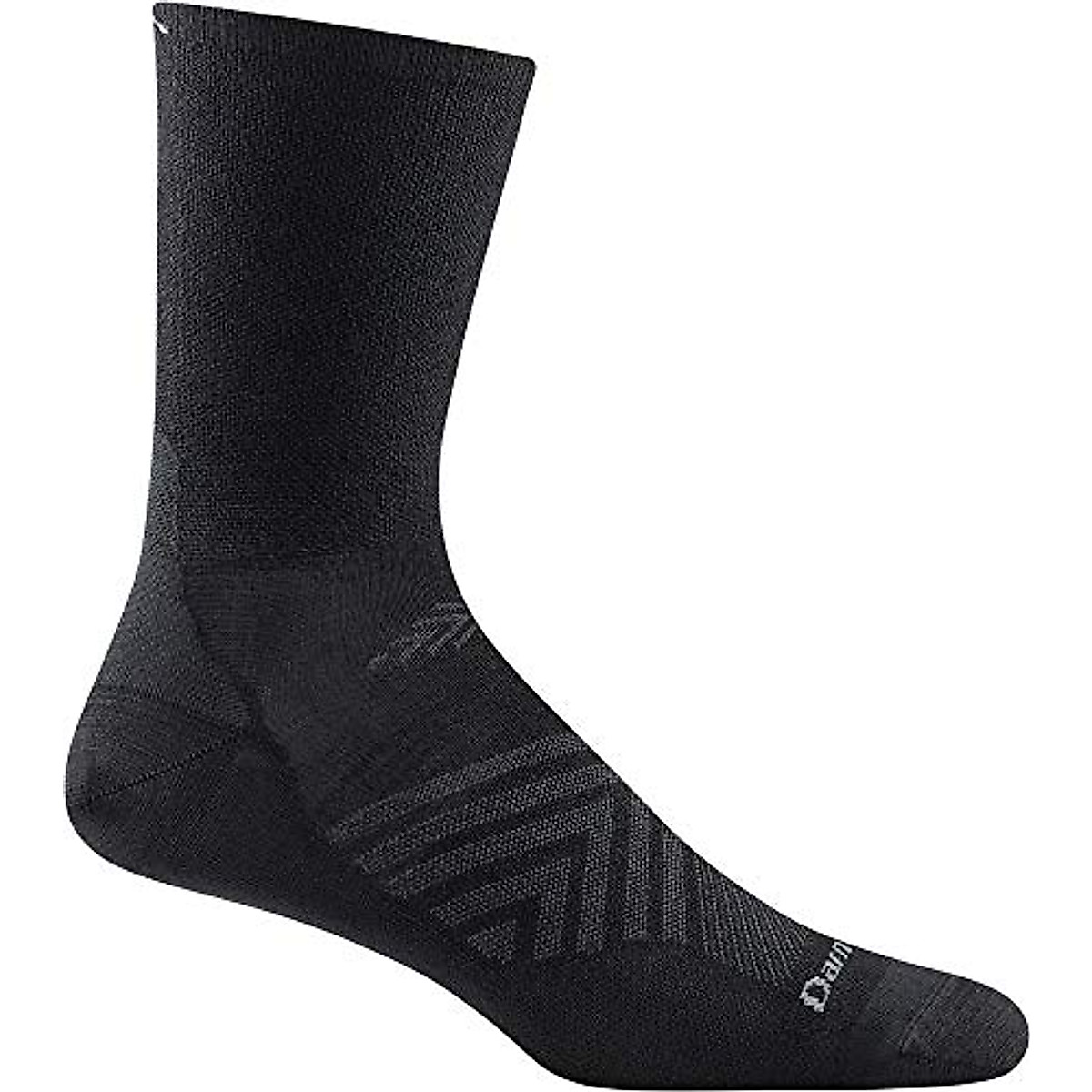 Darn Tough Men's Micro Crew Ultra-Lightweight Run Sock (Style 1035) - Black, Large