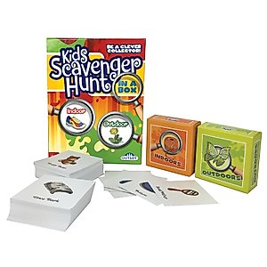 Kids Scavenger Hunt - Children's Game - Ages 6+ - Indoor and Outdoor Scavenger Hunt Game - Develops Gross Motor Skills - for 2 or More Players Individually or Team Play