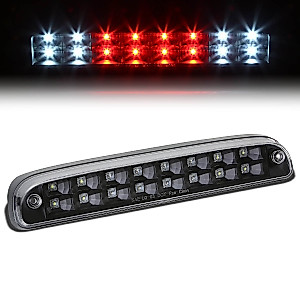 Replacement for Ford F-250 F-350 F-450 F-550 Super Duty 1999-2016 /Ford Ranger 1993-2011 Clear Lens Black Housing Tail High Mount 3rd Third Brake Light Cargo Lamp Waterproof