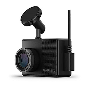 Garmin Dash Cam 57, 1440p and 140-degree FOV, Monitor Your Vehicle While Away w/ New Connected Features, Voice Control, Compact and Discreet, International Version (Dash Cam 57)