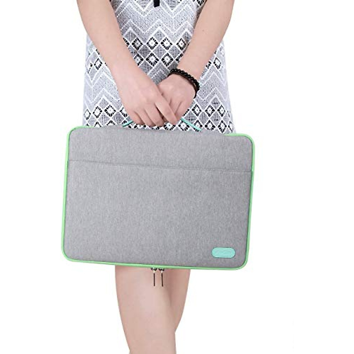 ProCase 14-15.6 Inch Laptop Sleeve Case Protective Bag, Ultrabook Notebook Carrying Case Handbag for MacBook Pro 16" 14" 15" 15.6" Dell Lenovo HP Acer ASUS Samsung Chromebook Computer -Light Grey