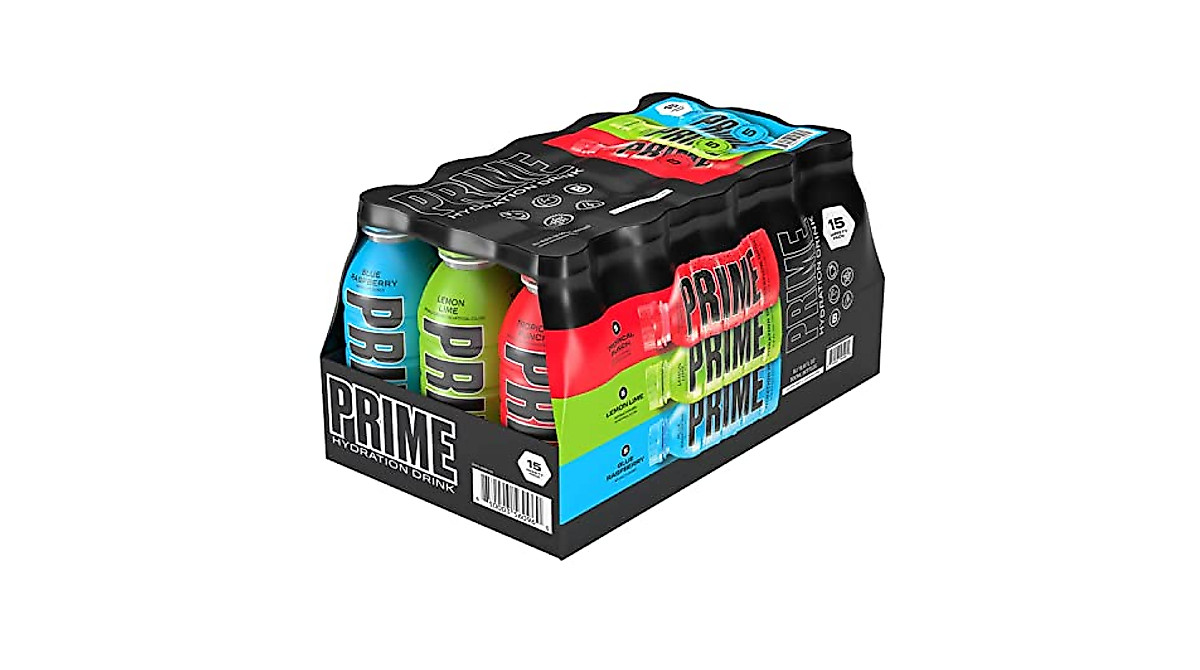 Prime Hydration Drink Variety Pack - 15 Refreshing Bottles