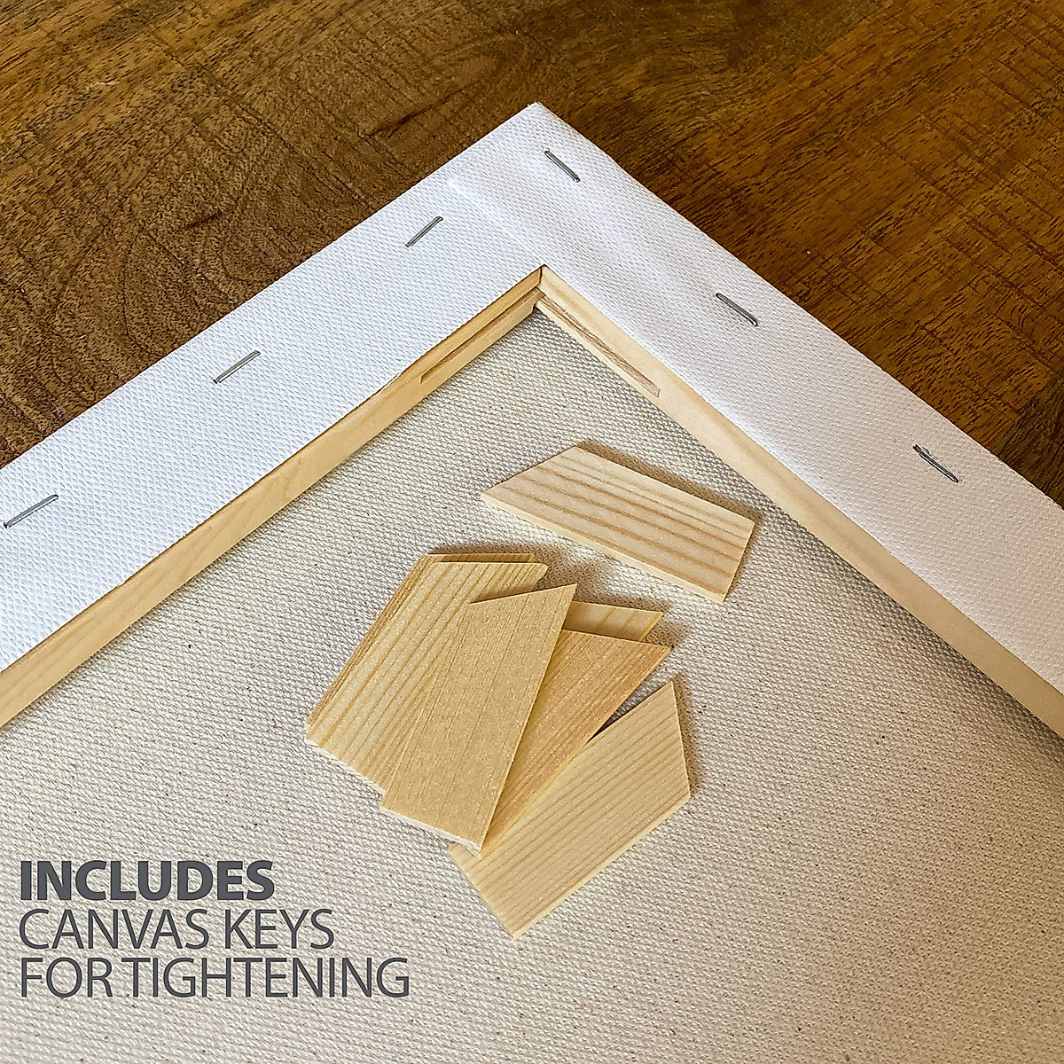 milo Stretched Artist Canvas | 30x40 inches | 4 Pack | 1.5” inch Thick Gallery Profile | 11 oz Primed Large Canvases for Painting, Ready to Paint Art Supplies for Acrylic, Oil