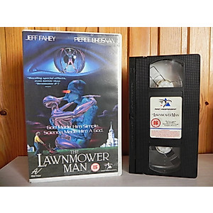 The Lawnmower Man - Stephen King Adaptation - Brosnan - Big Box Rental - Pal VHS