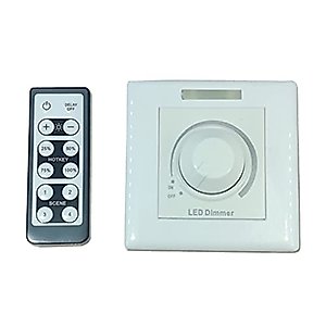 LAZIRO Infrared Remote Control Switch LED Dimmer 220V 110V LED Stepless Trailing Edge Phase Dimmer 86 Type Dimmer for LED Lamps (Size : 220V)