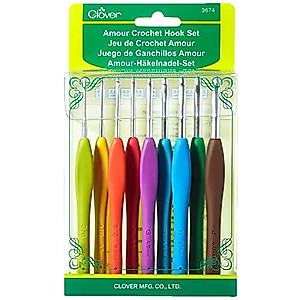 clover 3674 Amour Crochet Hook Set, 1