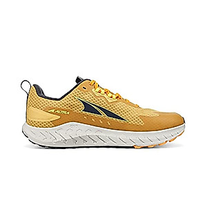 ALTRA Men's AL0A7R6N Outroad Trail Running Shoe, Gray/Yellow - 11 M US