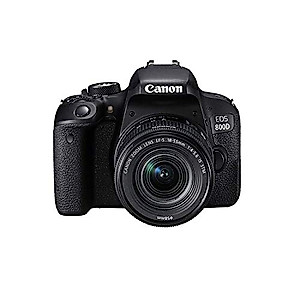 Canon EOS 800D Digital SLR with 18-55 is STM Lens Black (International Model No Warranty)