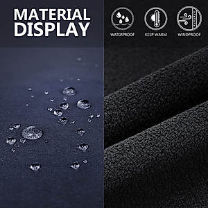 Outdoor Ventures Men's Running Vest Outerwear, Lightweight Windproof Fleece-Lined Softshell Sleeveless Jacket for Golf