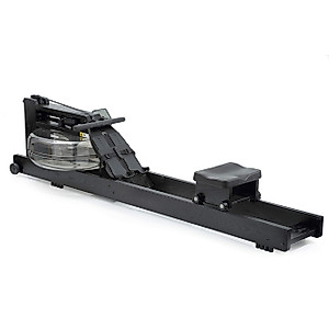 WaterRower Club All Black Rowing Machine in Ash Wood with S4 Monitor