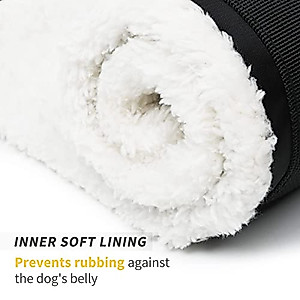 4-120 lbs Dog Lift Harness Adjustable Dog Sling for Large Dogs Lift Support and Rehab Harness for Weak Rear Legs, Soft Hind Leg Support Helps Senior, Injured, Disabled and After ACL Surgery (Large)