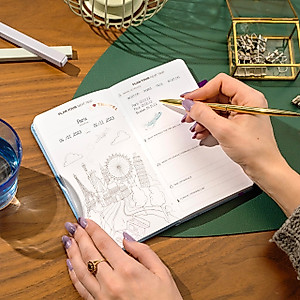 Clever Fox Travel Journal Pocket – Vacation & Road Trip Itinerary Planner Organizer & Traveling Memory Diary – Small Traveler Notebook (Periwinkle)