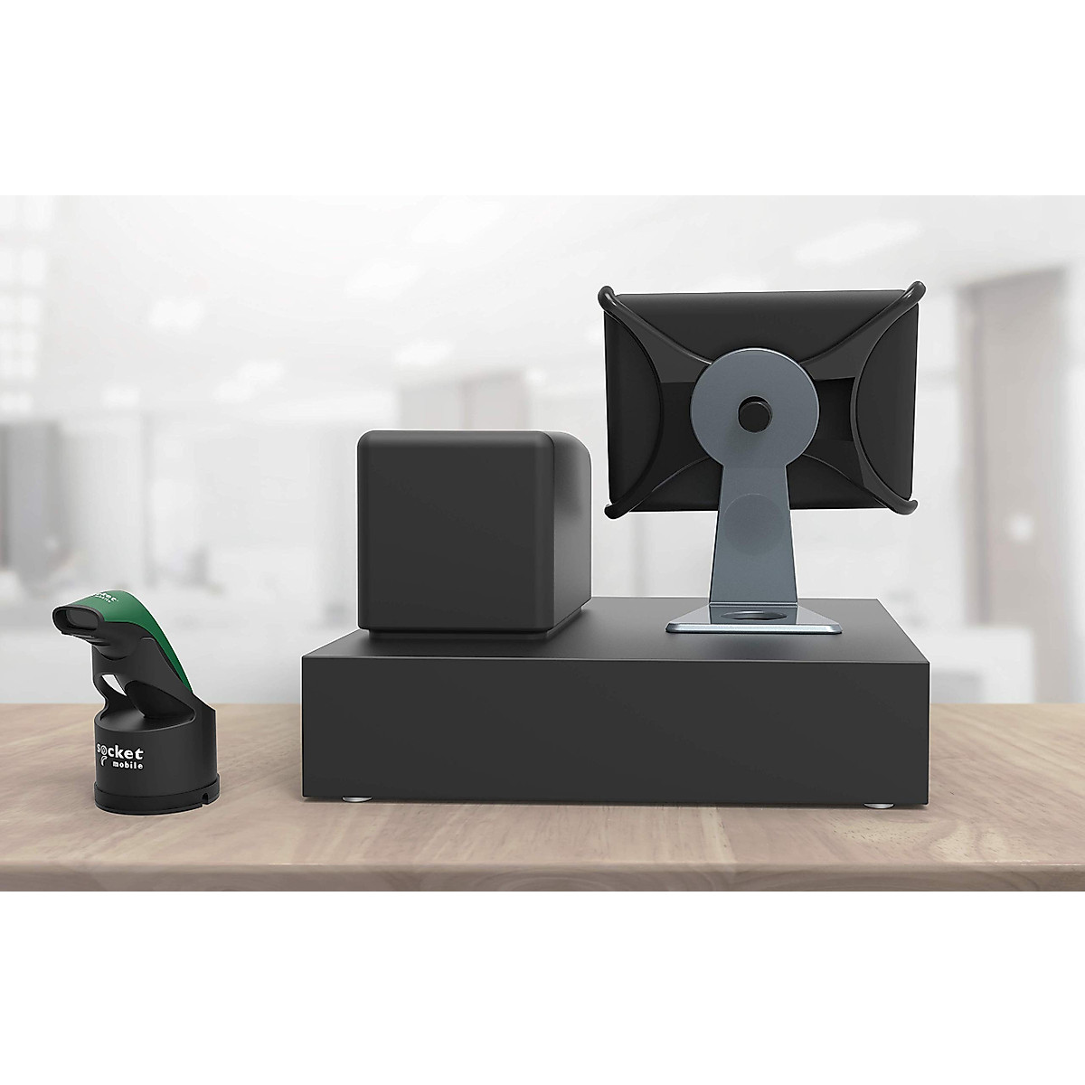 SOCKET Scan S740, Universal Barcode Scanner, Green & Black Dock (CX3446-1909)