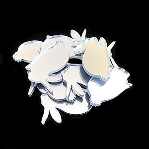 Super Cool Creations Rabbit Shaped Crafting Sets, Orange, Pack of 20 x 2cm