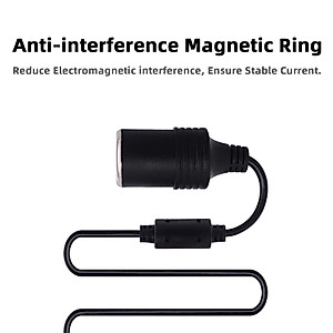 iNewcow AC to DC Converter 24W Car Cigarette Lighter Socket Power Adapter 110-240V AC to 12V DC Power Inverter for Mini Vacuum GPS Car Camera Charger Power Supply (12V 2A 24W)