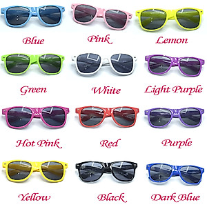 100pc Personalized Wedding Sunglasses Bulk for Guests Party Favors,Custom Personalized Logo Sunglasses Womens Men,Wedding Bridesmaid Sunglasses Gifts,Bachelor Party Favors Set （Mixed）