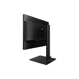 SAMSUNG FT650 Series 24-Inch FHD 1080p Computer Monitor, 75Hz, IPS Panel, HDMI, USB Hub, Height Adjustable Stand, 3 Yr WRNTY (LF24T650FYNXGO)