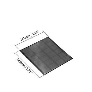 Fielect 6V 3W Single Crystal Mini Solar Panel Module DIY for Light Toys Charger 145x145mm 1Pcs