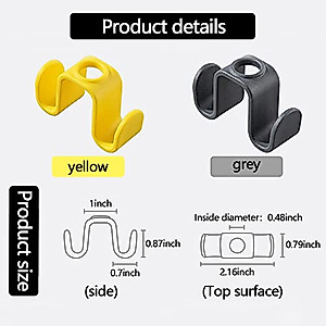 Premium Hanger Hooks, Double-Sided Coat Clothes Hanger Connector Hooks, 40 Value Pack Hanger Extender Clips, Heavy Duty Closet Space Savers and Organizer Closets Hooks Closet Space Hooks 2 Color