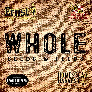 Ernst Grain Cracked Corn, Non-GMO – Perfect Feed for Ducks, Squirrels, Chickens, Ducks, Deer, Rabbits, Geese, and More! (50 lb)