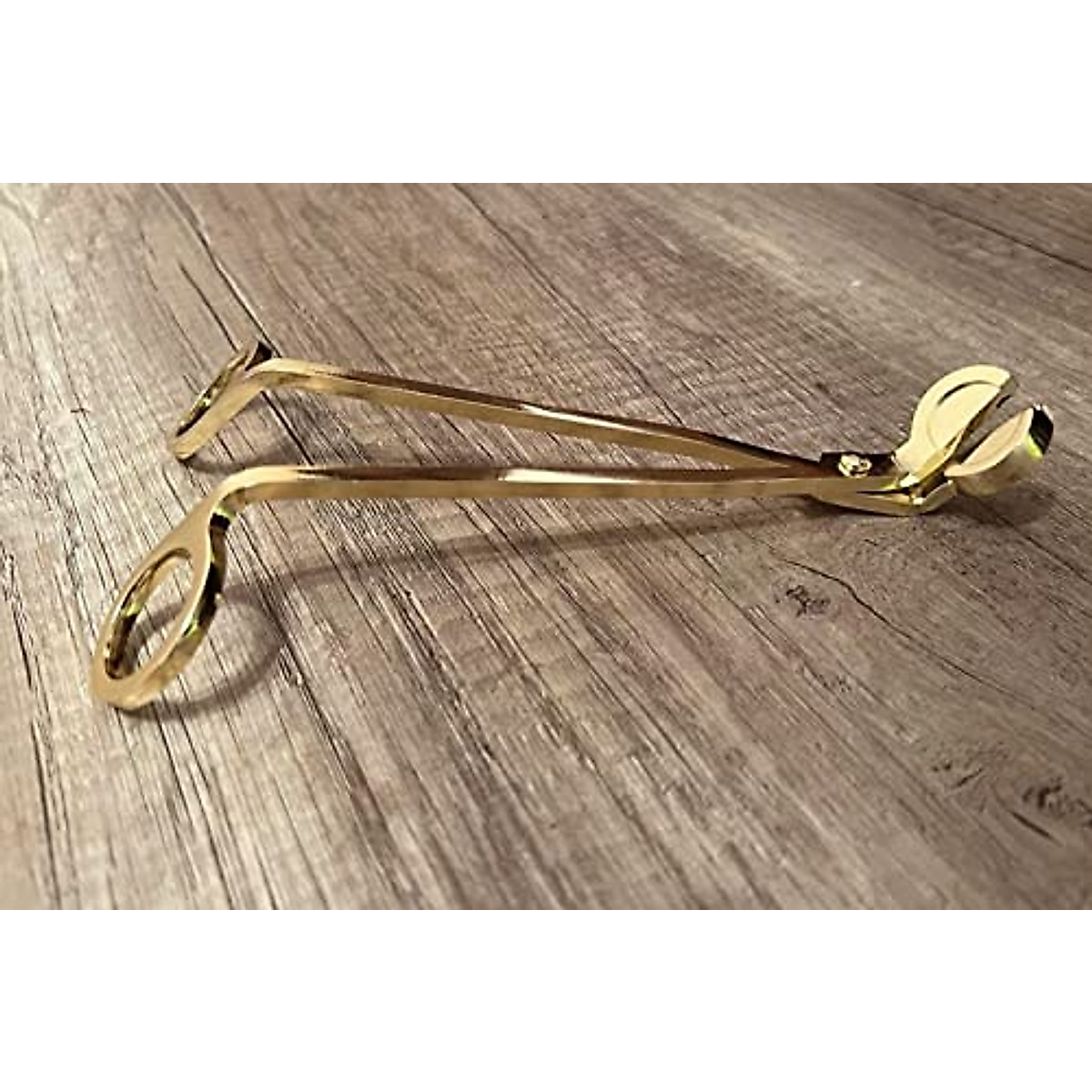 Paddywax Candle Accessories Wick Trimmer, Shiny Brass