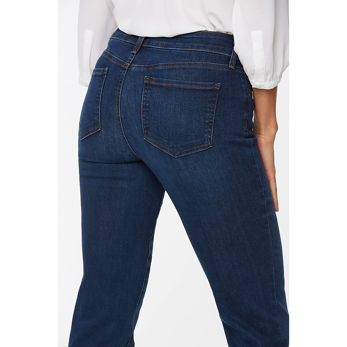 NYDJ Women's Misses Marilyn Straight Denim Jeans, Cooper, 18