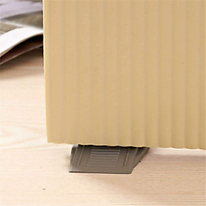Door Stopper Wedge Non-Slip Door Stopper Door Block for Girls Bathroom Kitchen, Gray