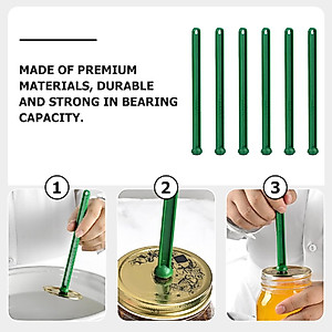 6pcs With Magnetic Can Lifter Jar Lifting Tool Professional Canning Lifters Scald-proof Canning Lid Lifters Portable Jar Lifter Household Canning Lid Lifter Kitchen Supplies